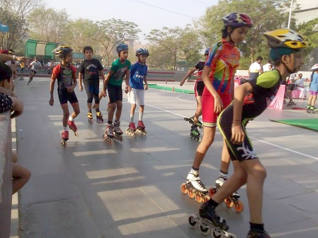 Skating Championship is going in Dwarka Sports Complex Dwarka - Dwarka ...