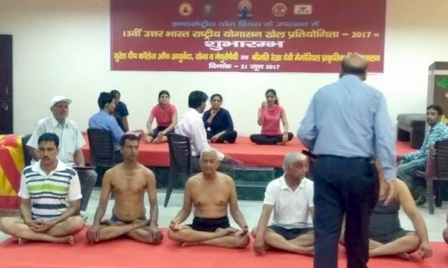 SILVER WIN FOR YOGA ENTHUSIAST MANMOHAN GUPTA - Dwarka Parichay